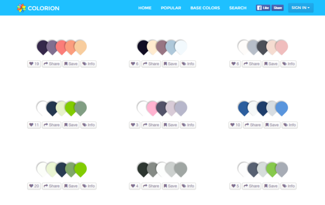 写真から配色情報を抽出できるツール ColorFavs | WordPressのための便利帳